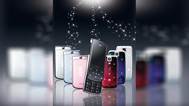 [With CYON]휴대폰, 빛과 색으로 물들다