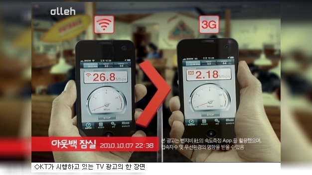 KT "3G, '콸콸콸' 맞아?"…'맞불 전략'