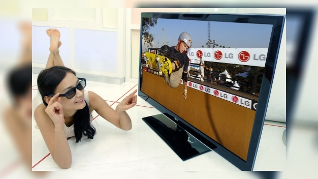 [CES]'집에서도 극장처럼' LG전자, 편광식 3DTV 선봬