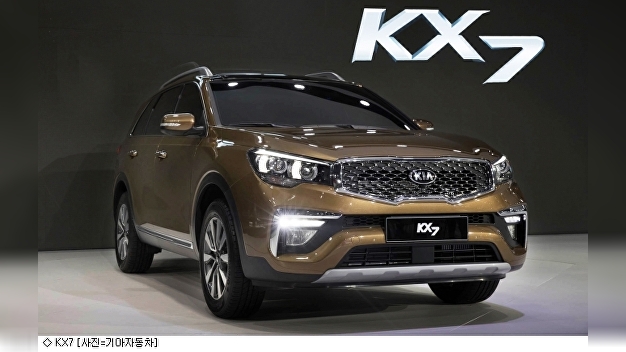 기아차 "中 시장 핵심 신차 KX7, 4만대 판매 예상"