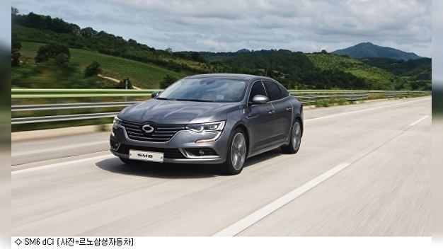 르노삼성 "SM6, 1월 디젤 중형세단 점유율 1위"