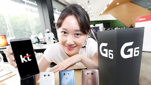 KT, 30일부터 LG G6+ 및 G6 32GB 판매 돌입