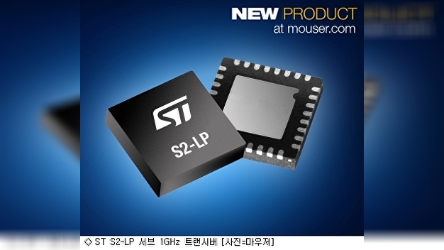 마우저, ST S2-LP 서브 1GHz 트랜시버 공급