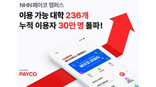 NHN페이코, '페이코 캠퍼스' 누적 이용자 30만명 돌파