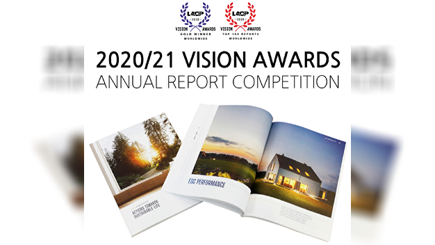 KCC글라스, 첫 ESG보고서 美 'LACP 비전 어워드' 금상 수상