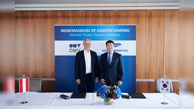삼성ENG, 종합에너지기업 OMV와 모듈·에너지전환 '맞손'